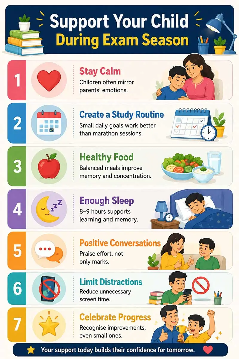 How Parents Can Support Children During Exam Season
